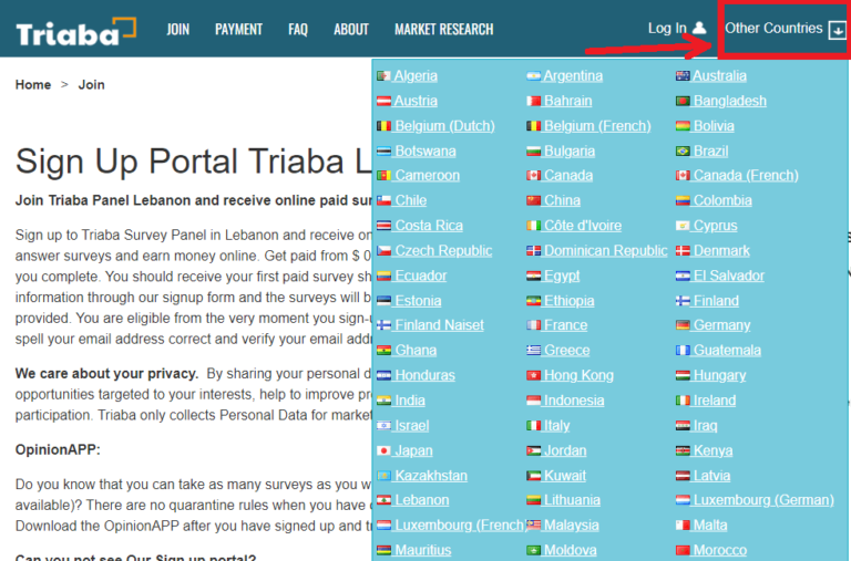 شرح موقع Triaba للربح من استطلاعات الرأي (يدعم العربية) - محمد علي